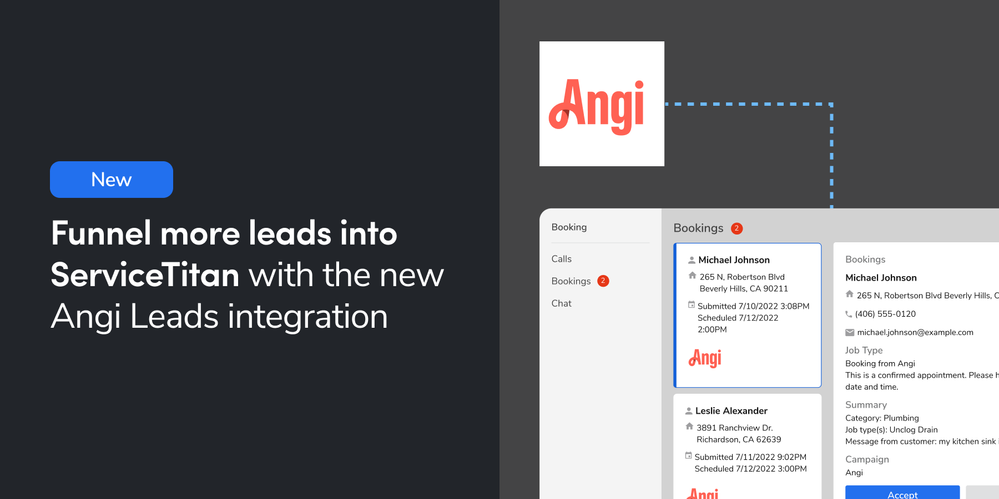 NEW! Angi Leads Integration - ServiceTitan Community
